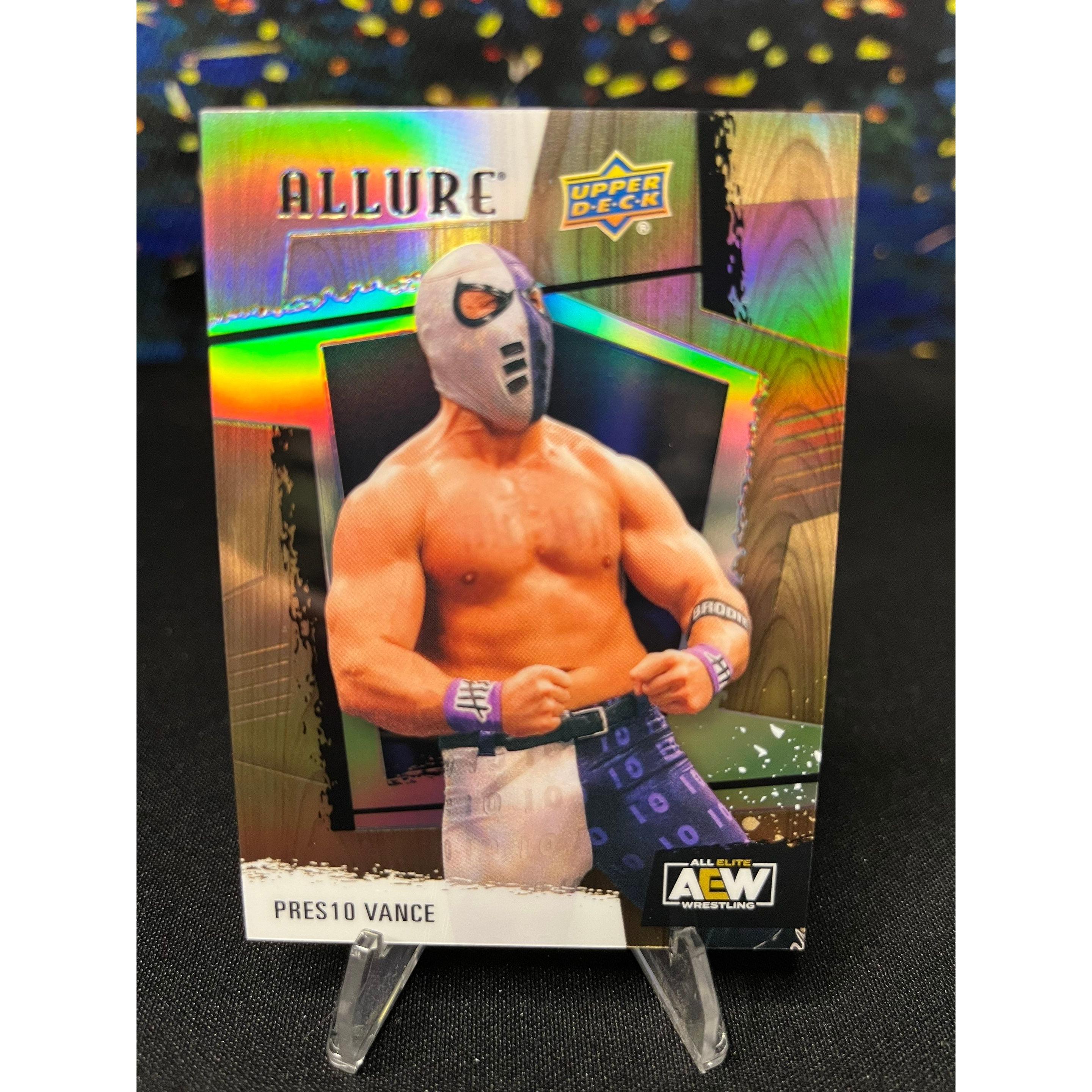 2022 AEW Allure Pres10 Vance Table Card
