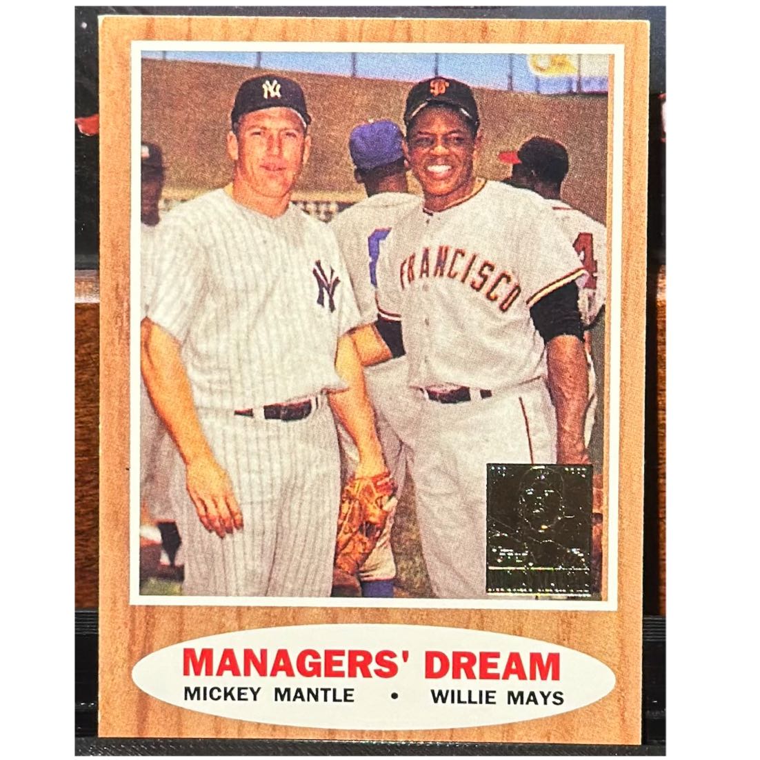 Mickey Mantle Willie Mays New York Yankees San Francisco Giants 1997 ...