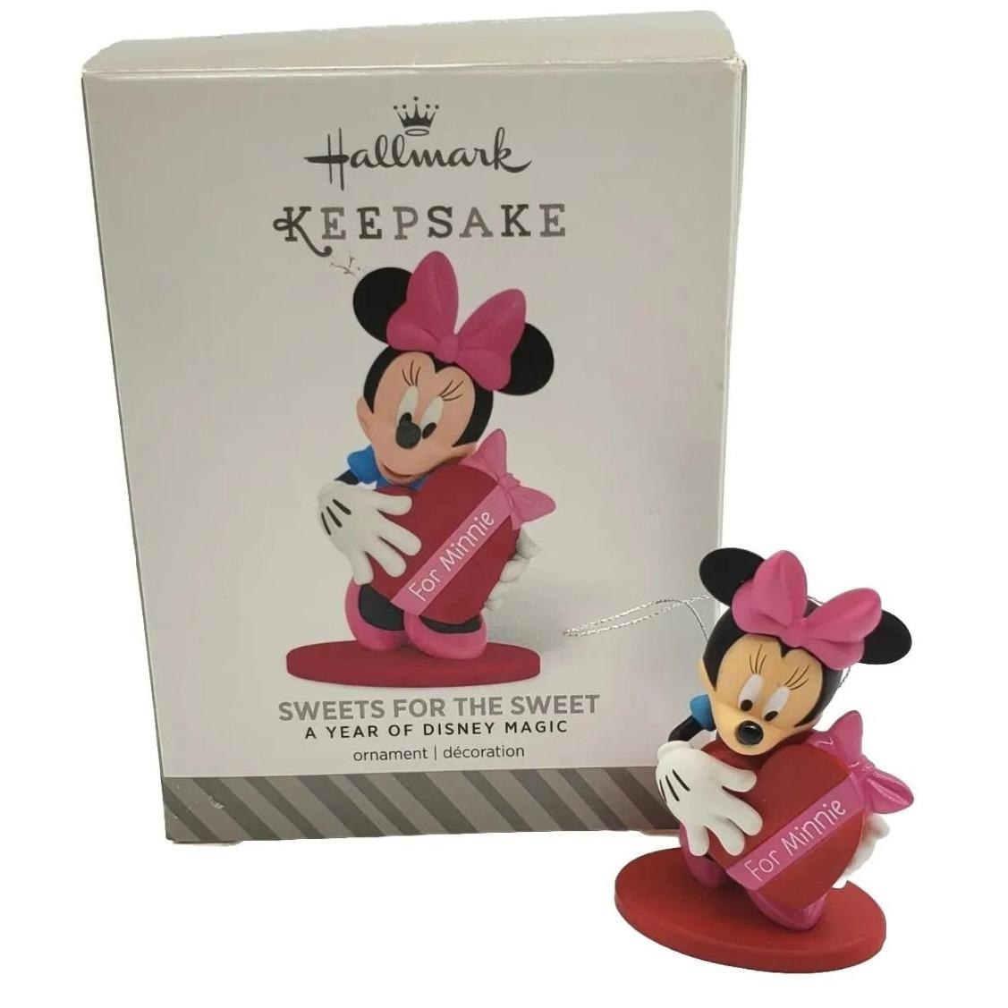 Halmark Minnie Mouse Sweets For the Sweet Valentine Ornament