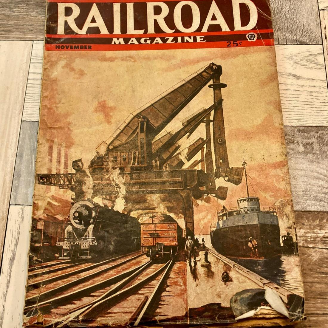 Vintage Railroad magazines from 1942-1951