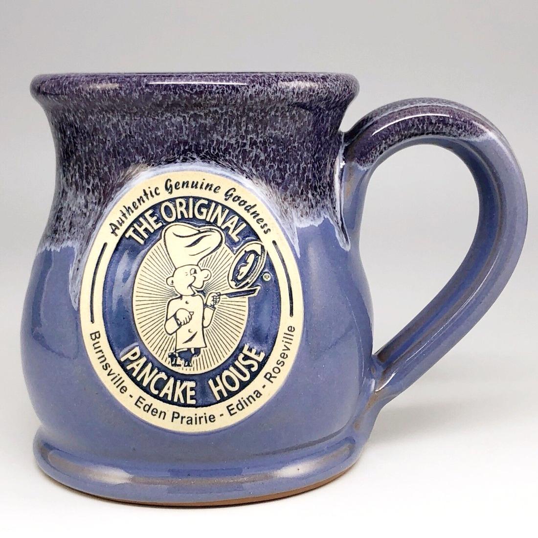 Deneen Pottery Original Pancake House Purple Belly Mug Ceramic Coffee ...