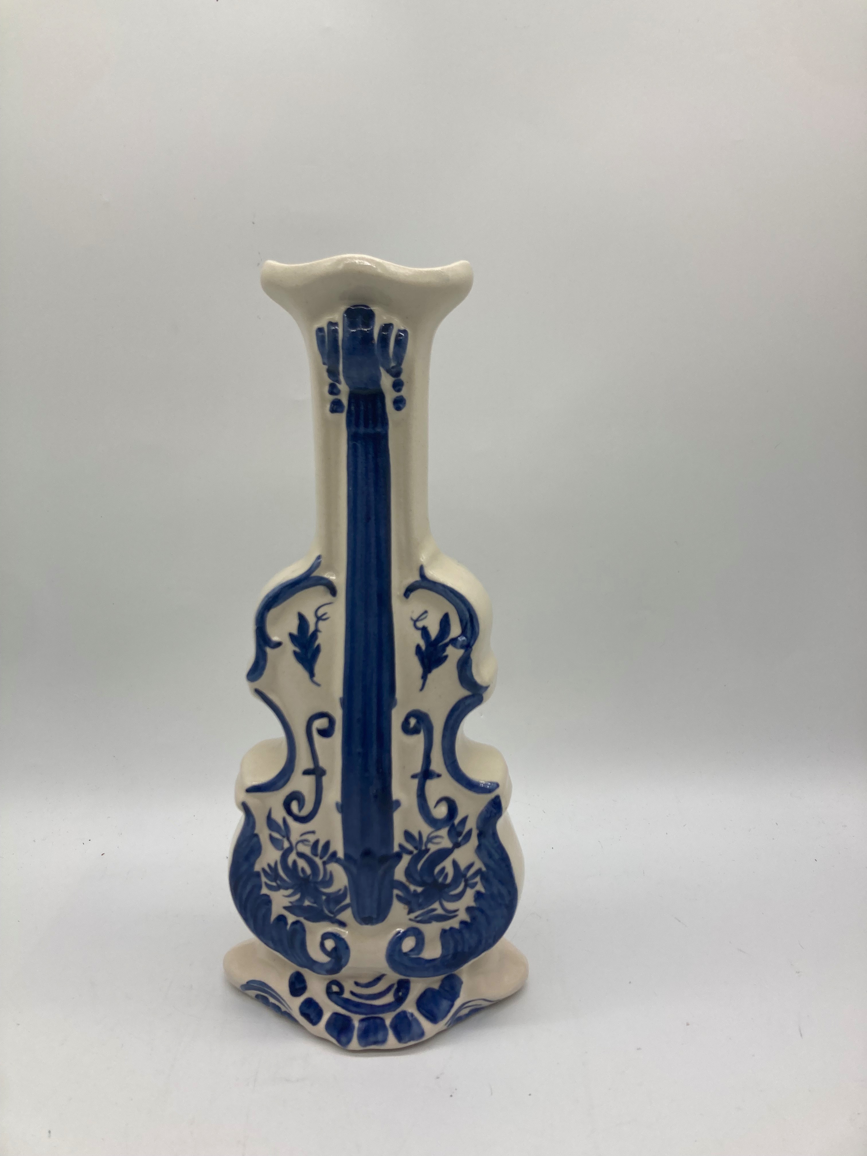 Hillbilly Depression Cello Vase USA CASH FAMILY Tennessee Ceramic