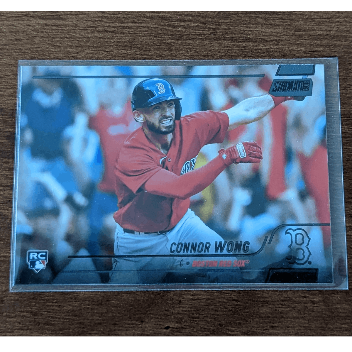 2022 Topps Stadium Club Connor Wong Black Foil #155 Rookie RC Boston ...