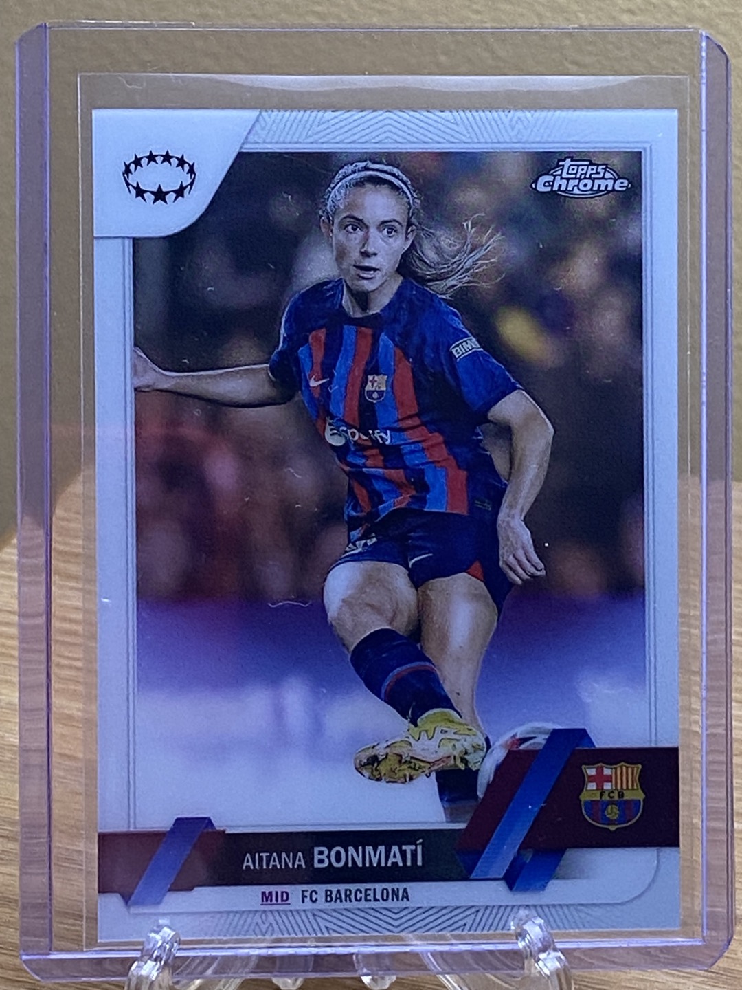 Aitana Bonmati Refractor 2022-23 Topps Chrome UWCL