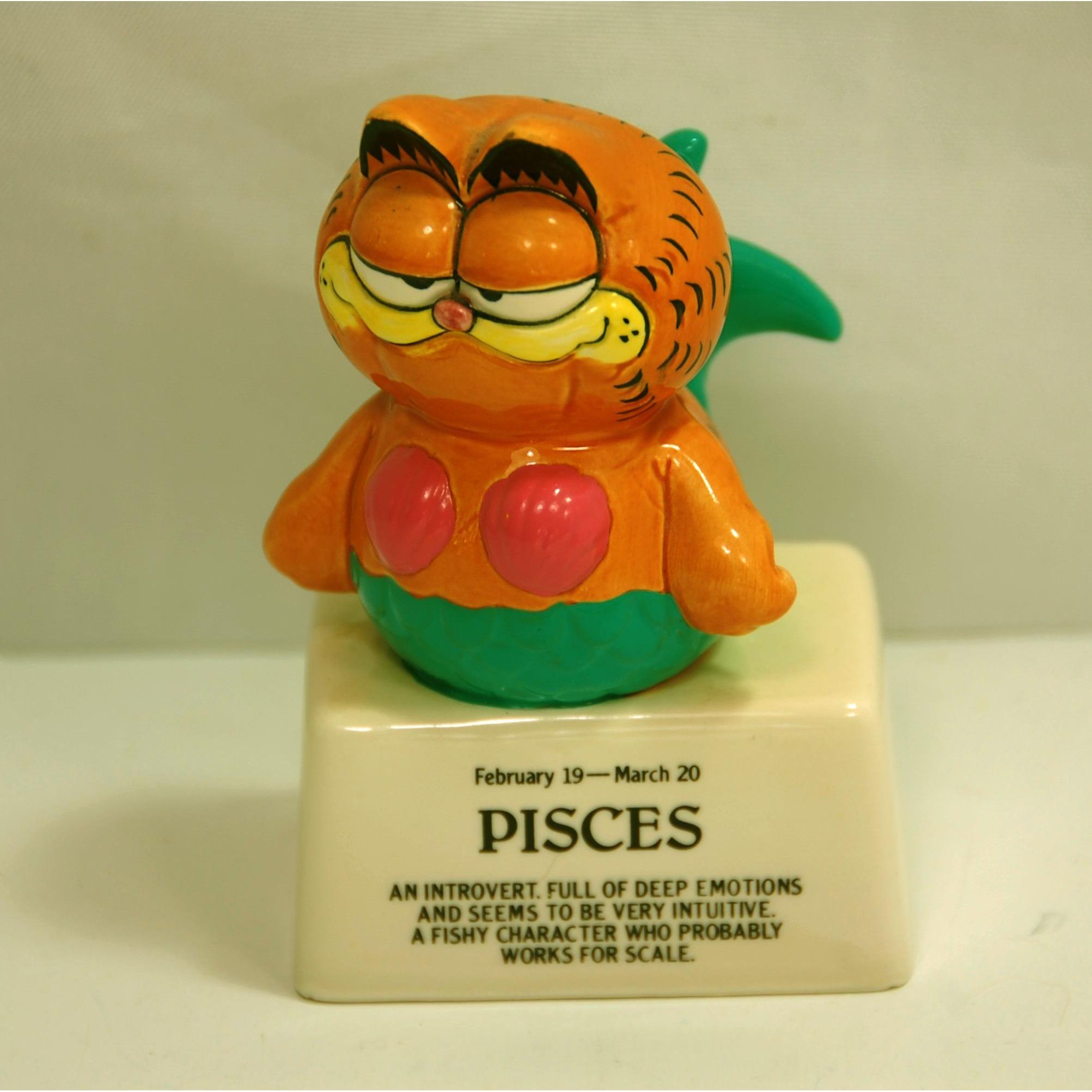 1981 Garfield Mermaid (Pisces) by Enesco