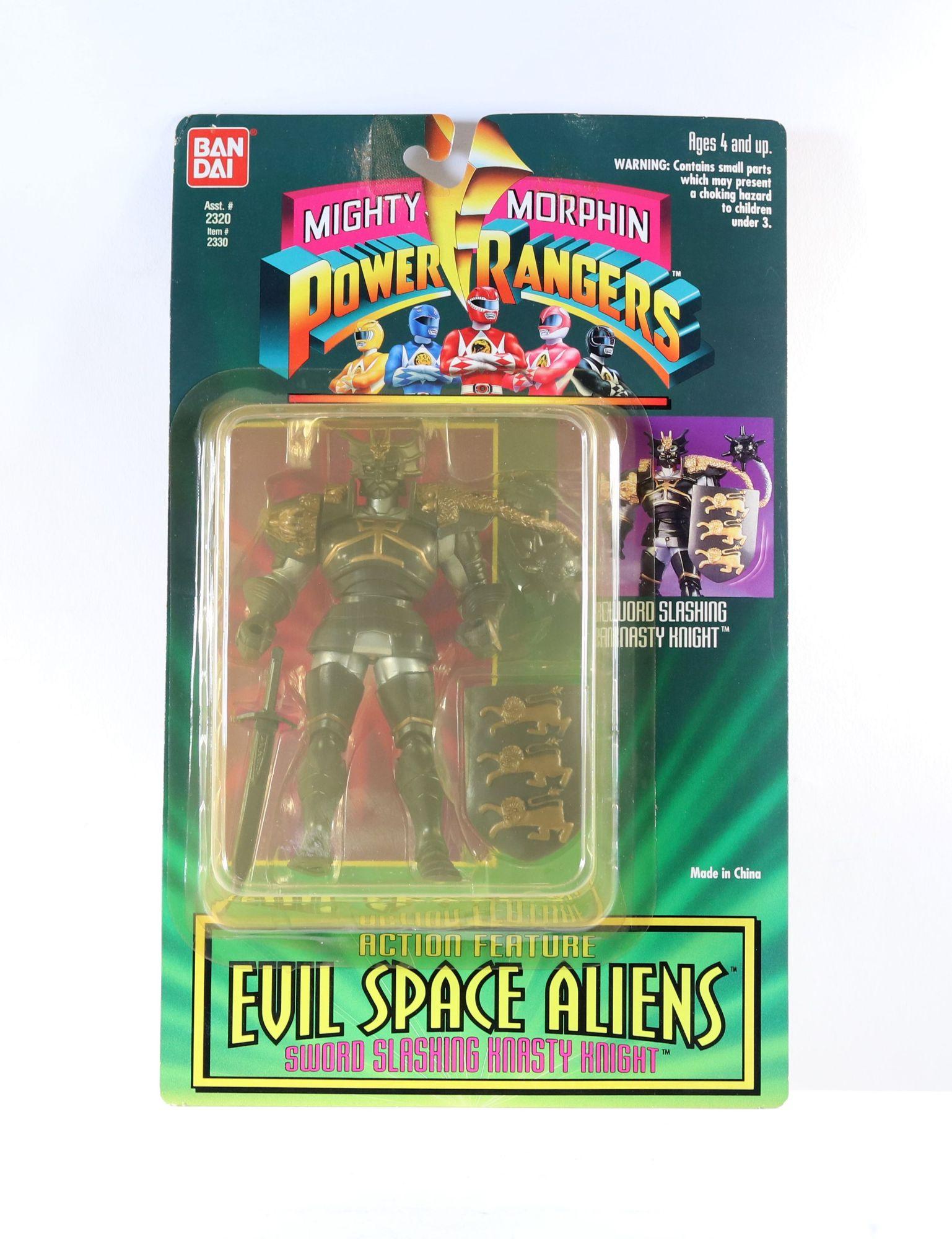 Knasty Knight Power Rangers 1994 Evil Space Aliens Sword Slashing SEALED