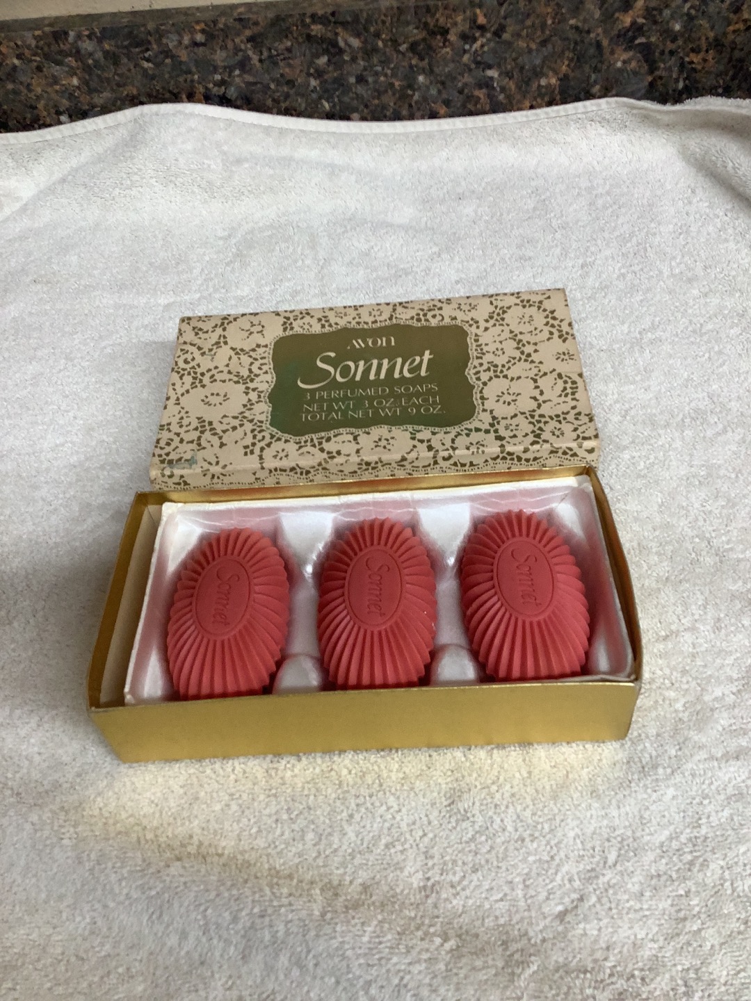 Vintage Avon Sonnet Perfumed Soaps