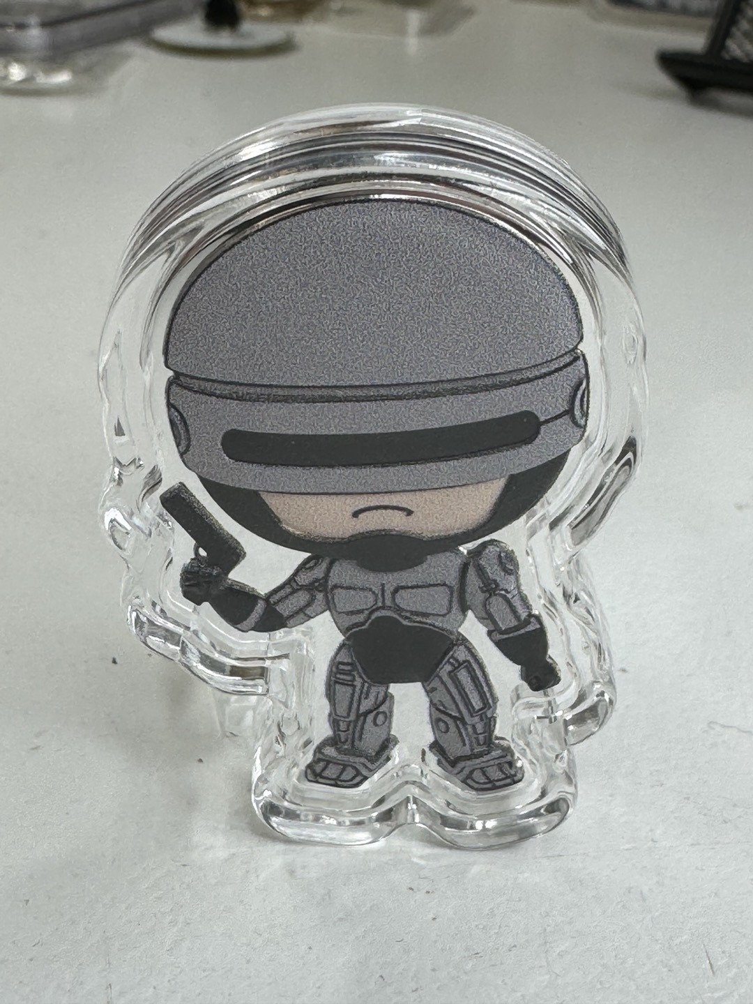 2024 Fiji Robocop Shaped Colorized 1 Ounce Silver Coin, Mintage Of 2000