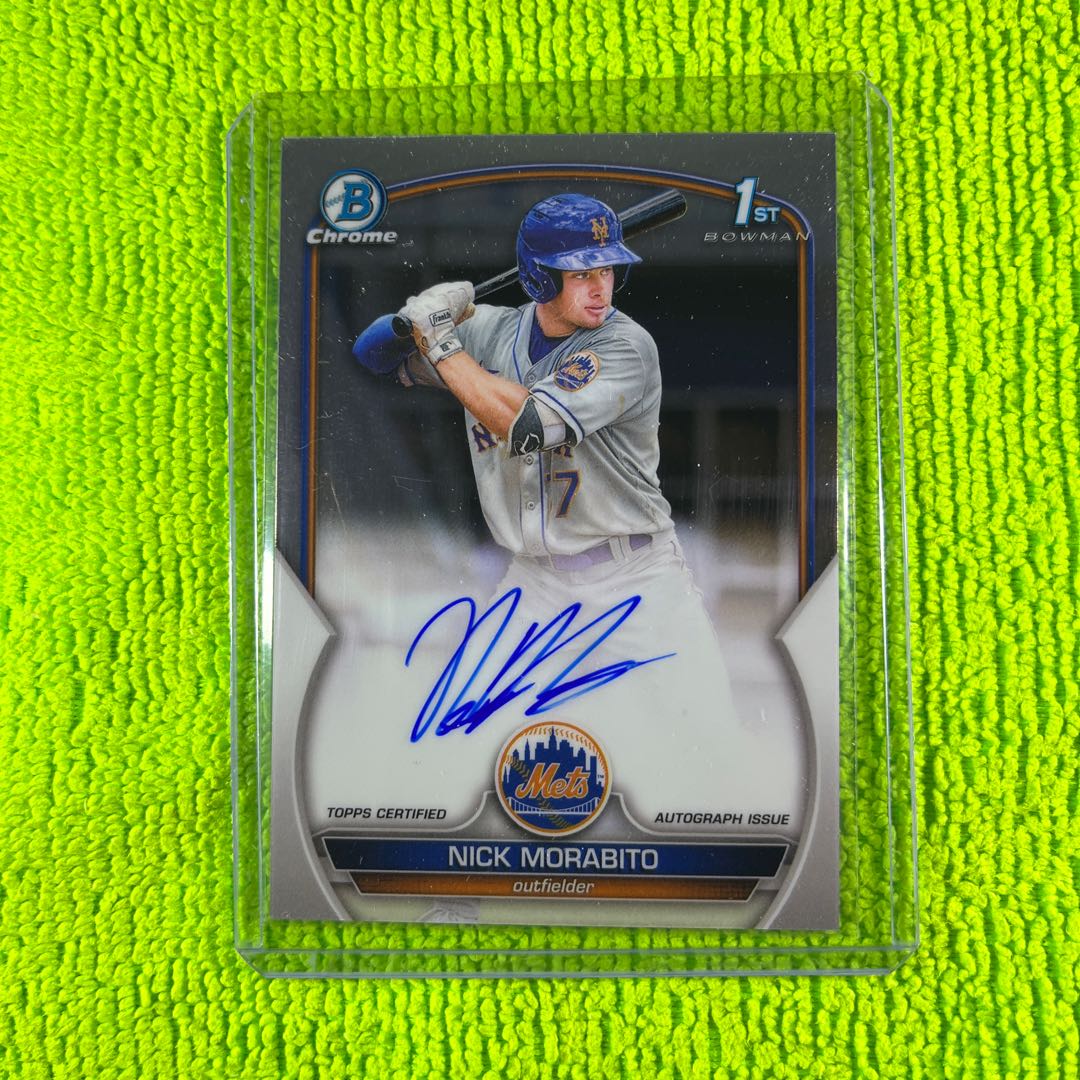 2023 Bowman Chrome Nick Morabito 1st Base Auto
