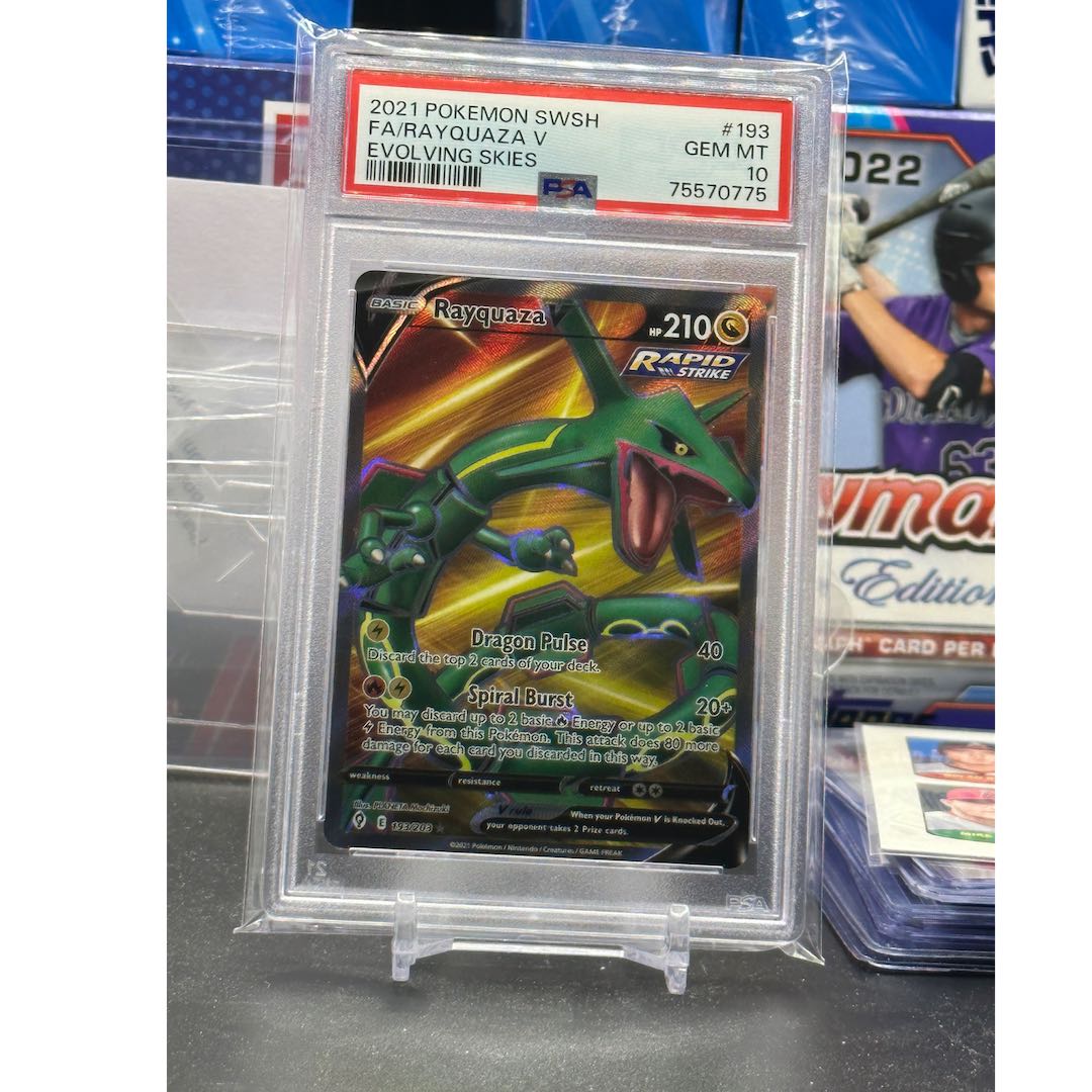Pokemon Rayquaza V Full Art PSA 10