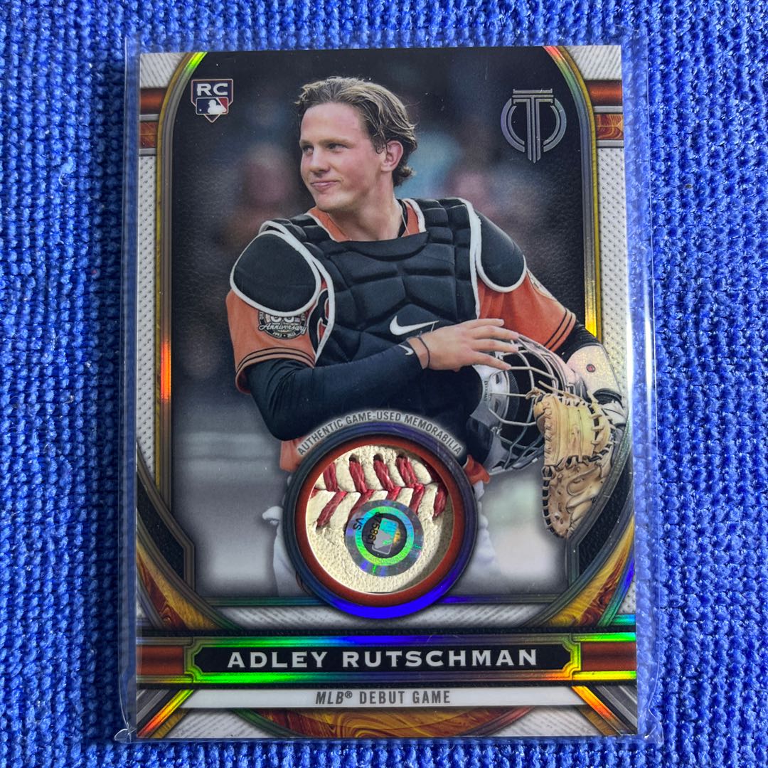 Adley Rutschman MILESTONE RELIC 2023 Topps Tribute /10