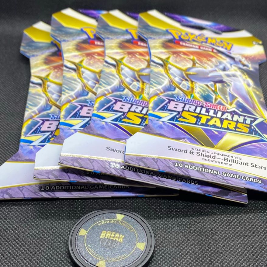 Pokémon Brilliant Stars Pack Lot Of 4