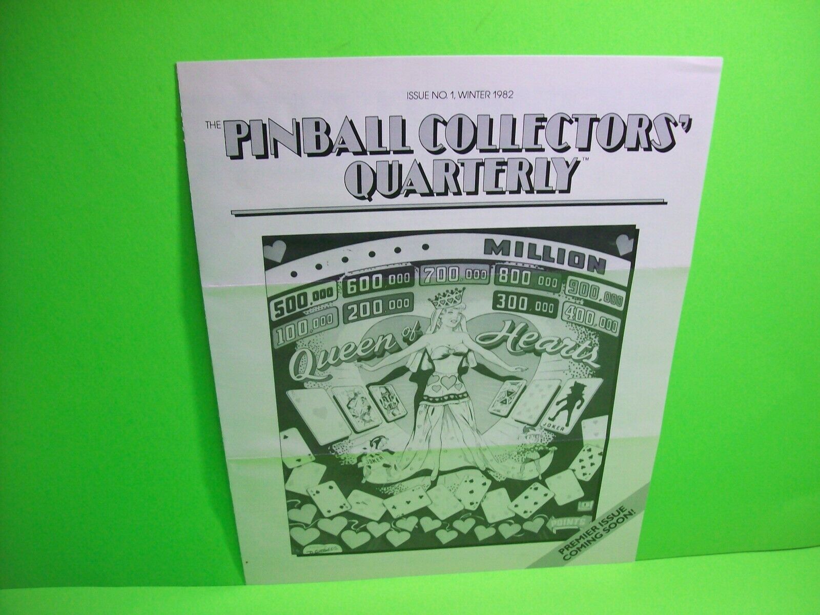 Pinball Collectors Quarterly Original 1981 Newsletter FLYER Teaser ...
