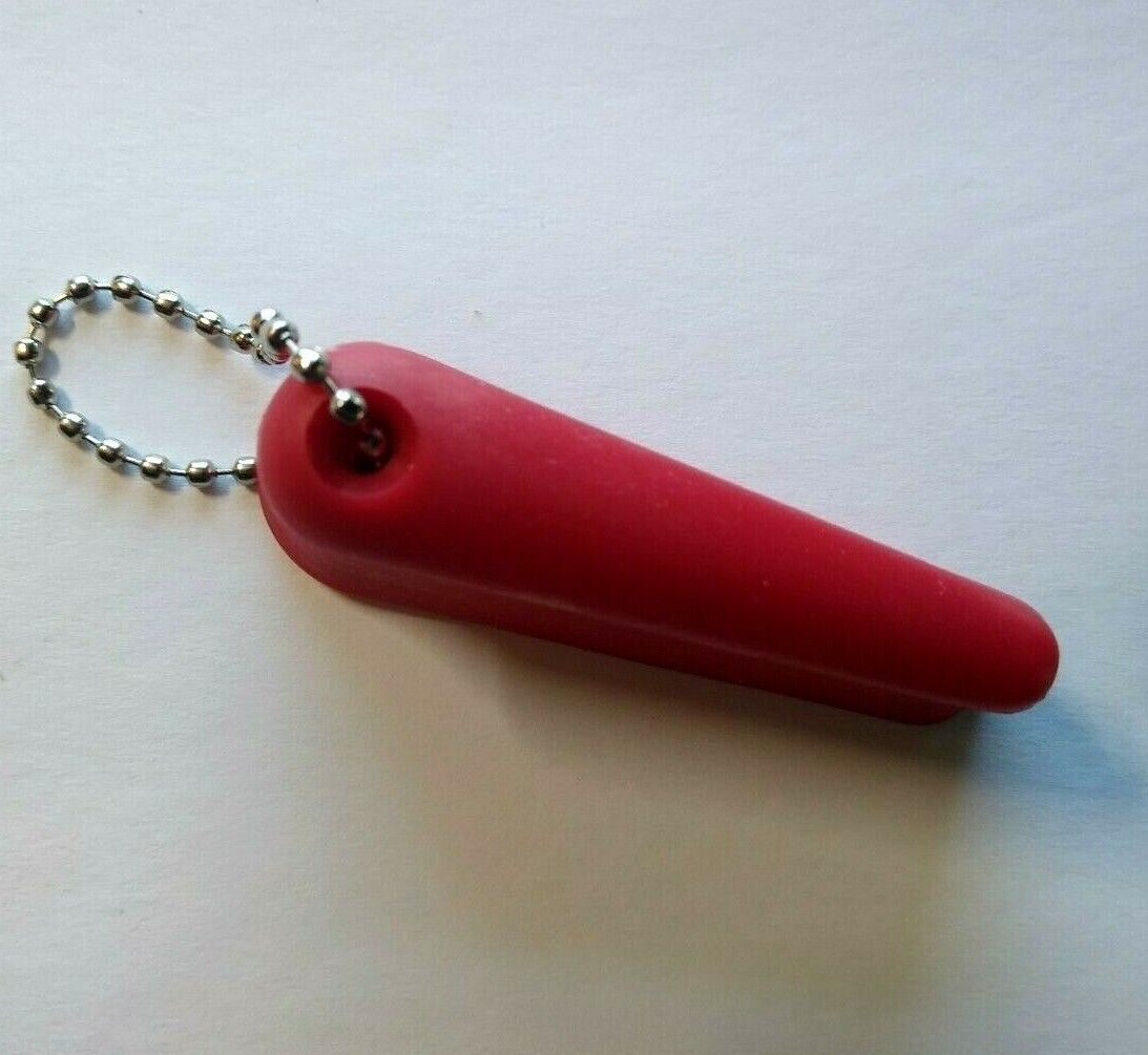 Retro Pinball Machine Flipper Bat Keychain Red Plastic Paddle Fun Gift ...