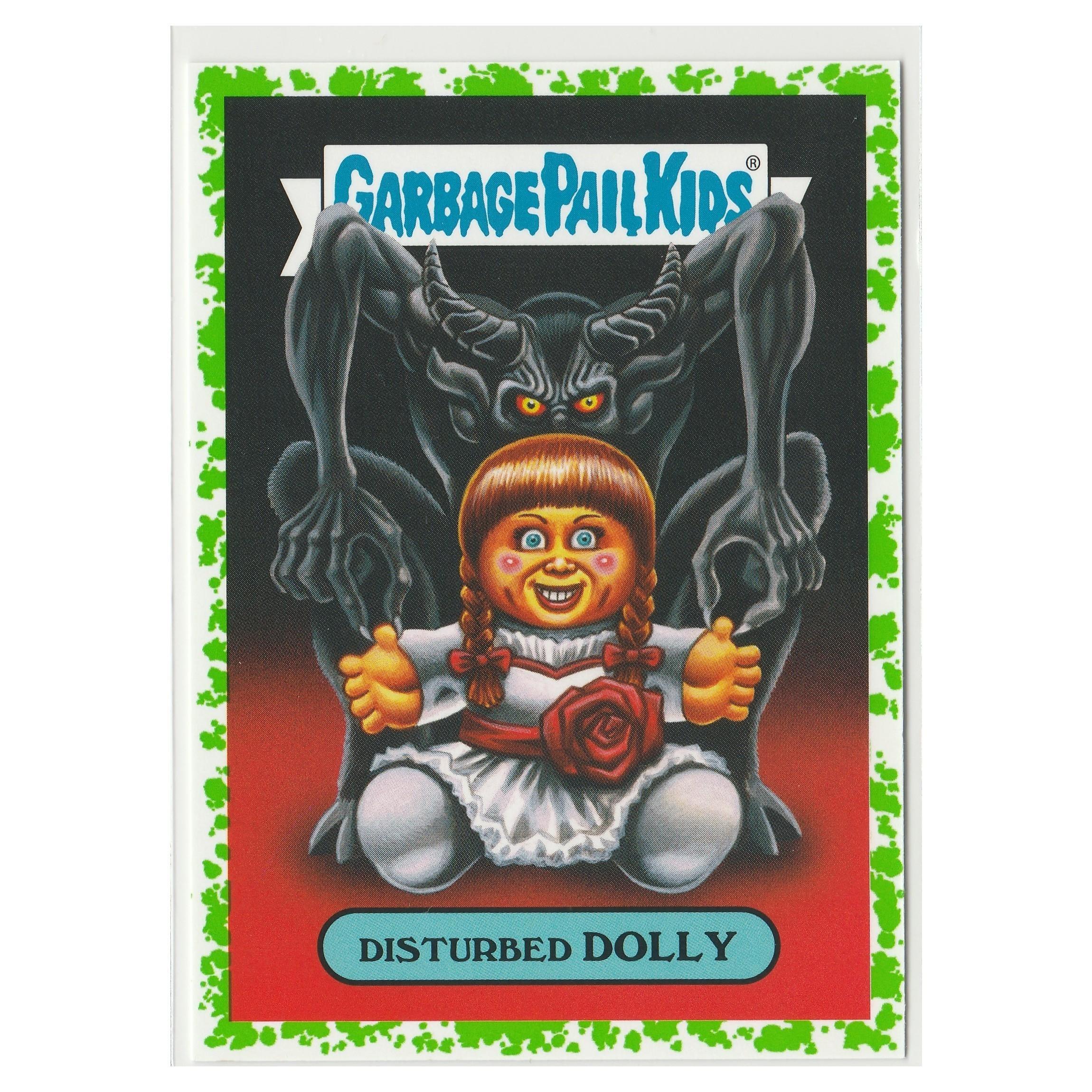 Garbage Pail Kids Disturbed Dolly Modern Horror Sticker #3b of 15 Green ...