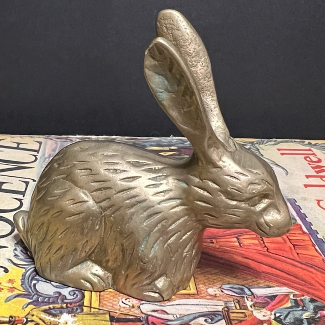 Brass Bunny ~3x3x1