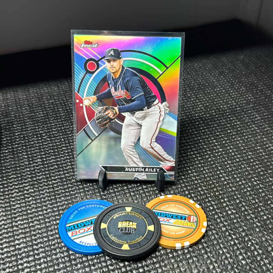 2023 Austin Riley Refractor Topps Finest Atlanta Braves