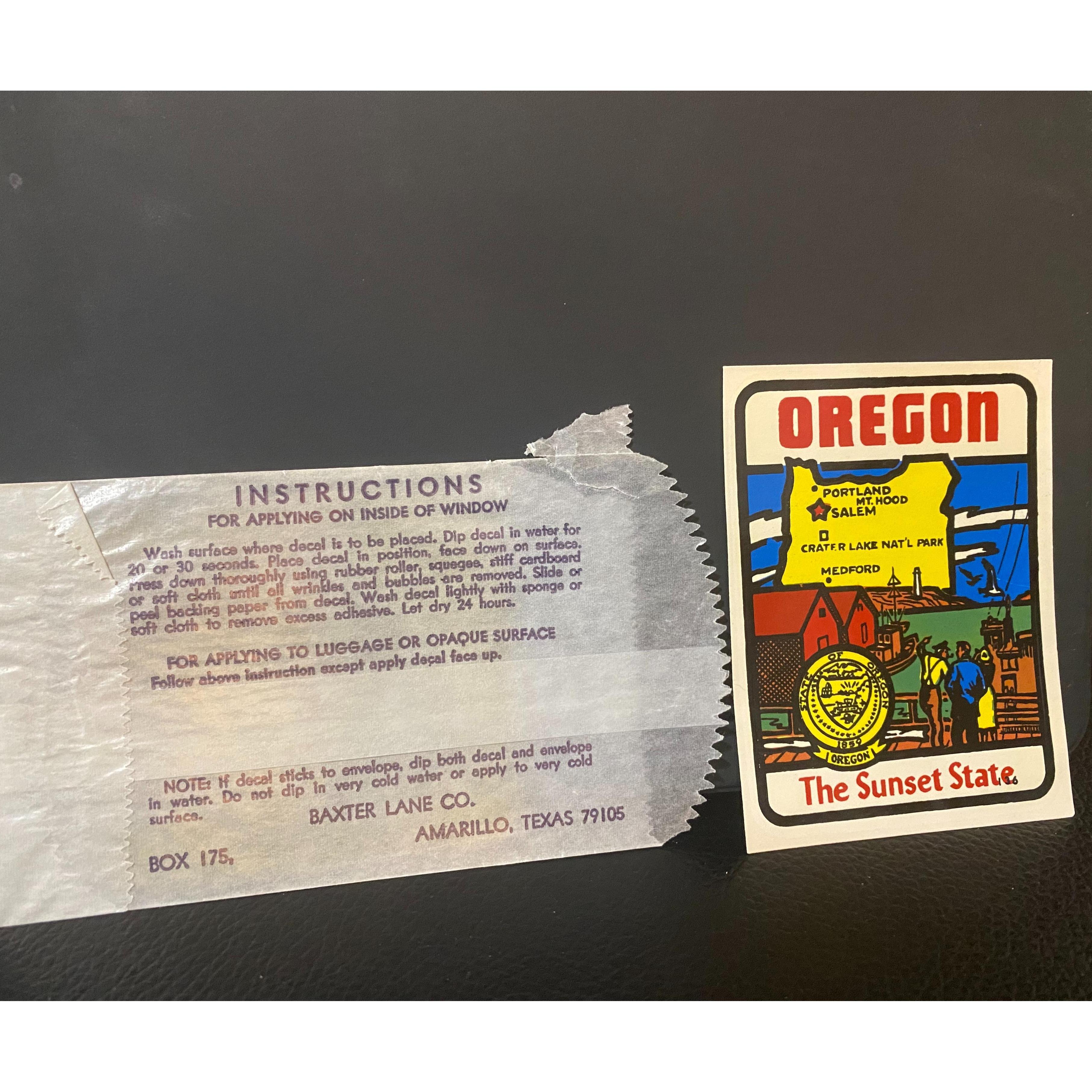 Lindgren-Turner Oregon Decal