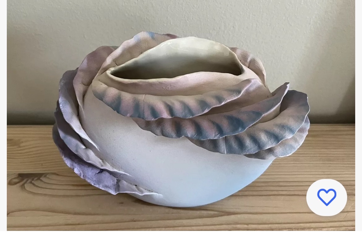 AUTHENTIC 1984 Signed Sylvia Fugmann Brongo Hand Sculpted Original Clay ...