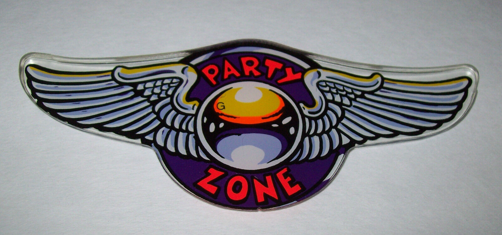Party Zone Original NOS Pinball Machine Promo Plastic Flight Wings 1991