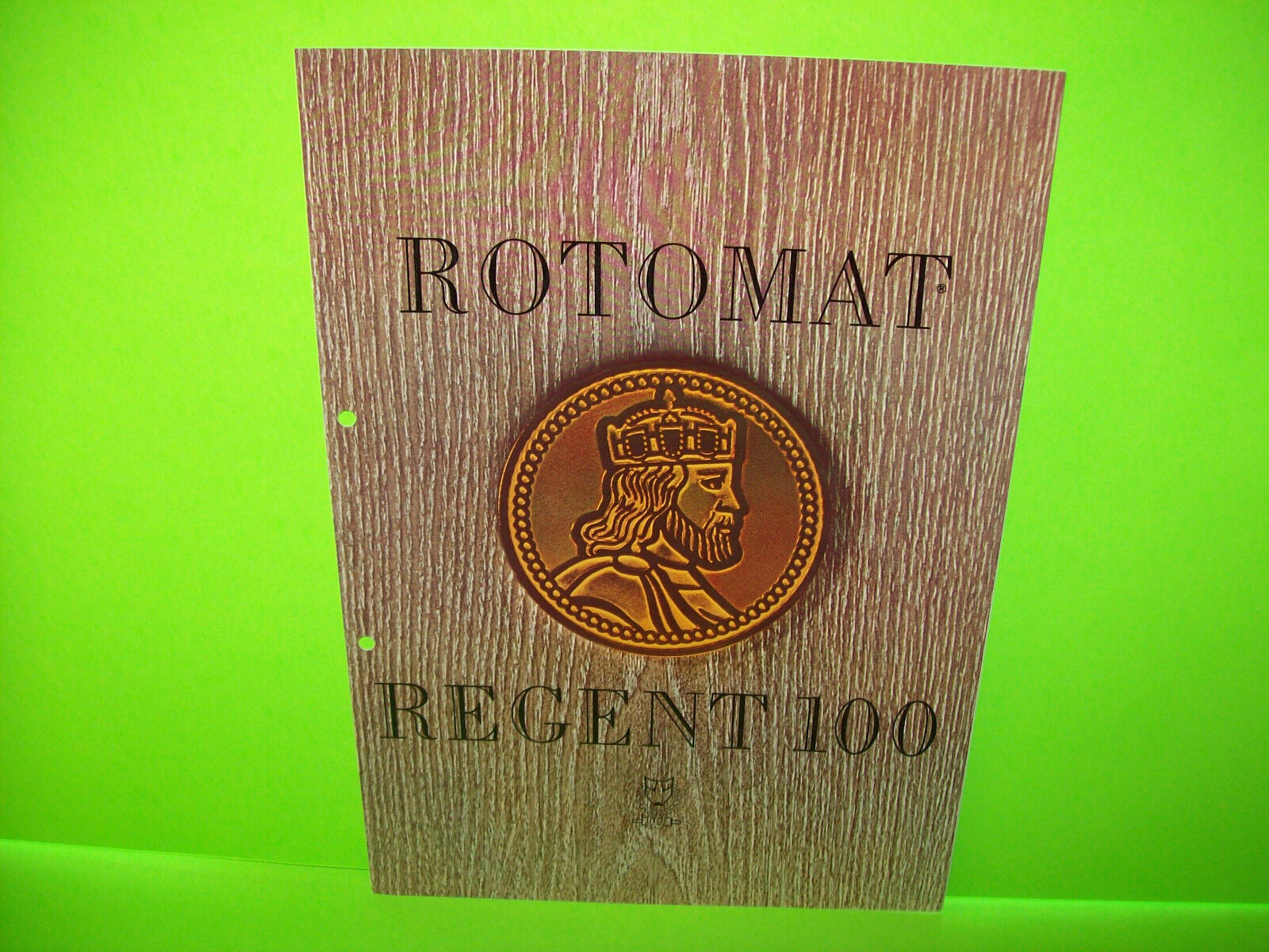Rotomat REGENT 100 Original Foldout Slot Machine Promo Sales Flyer ...