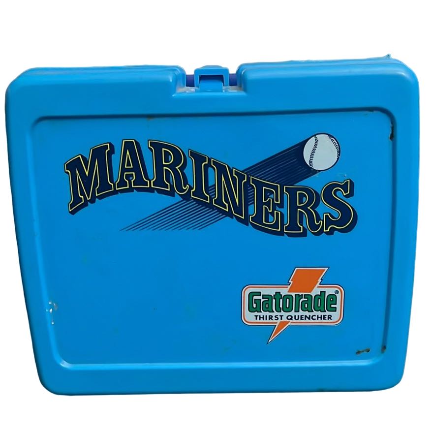 Vintage Seattle Mariners Lunchbox - Gatorade Thirst Quencher Plastic ...