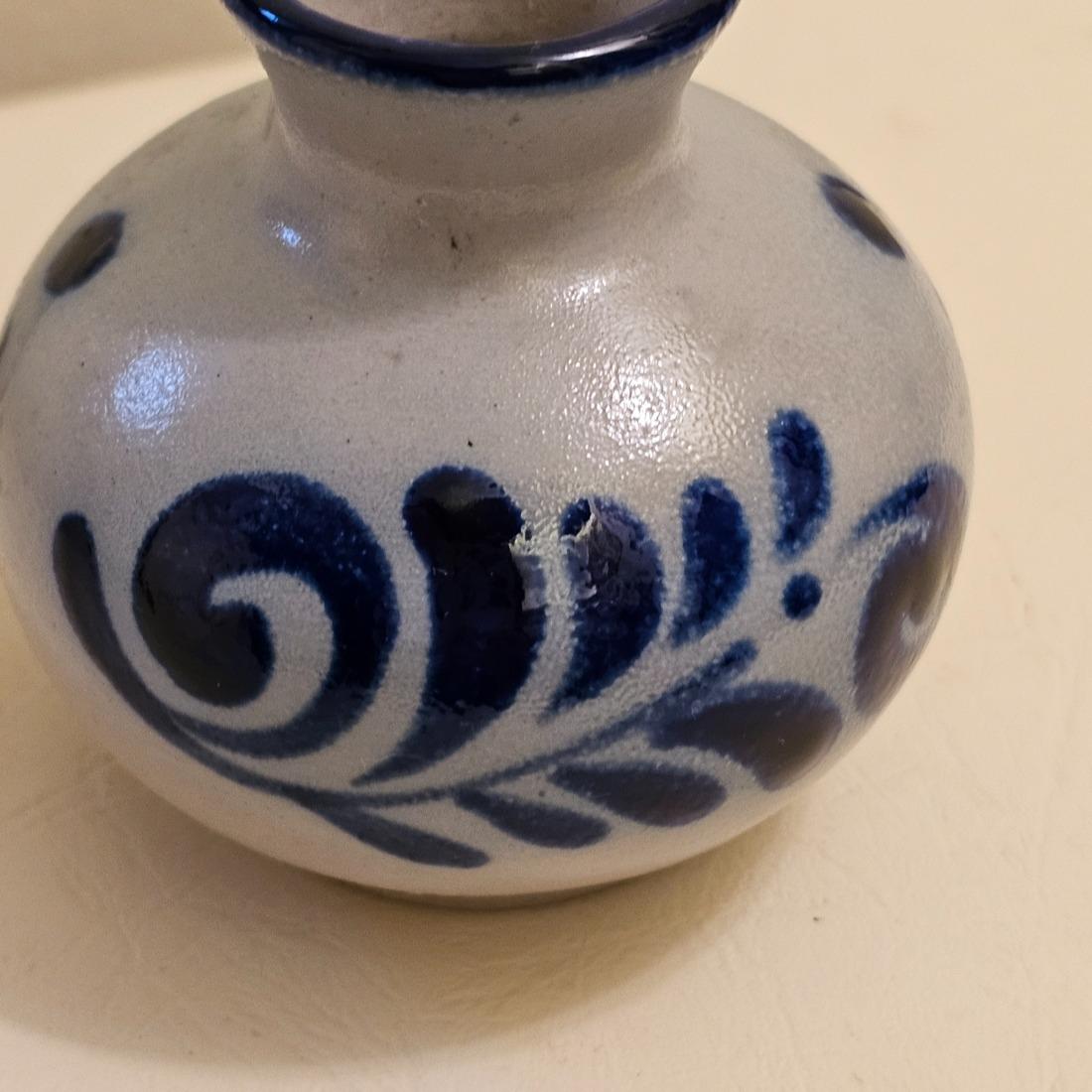 Vtg Goebel Merkelbach West Germany Salzglasur Salt Glaze Pottery Bud Vase