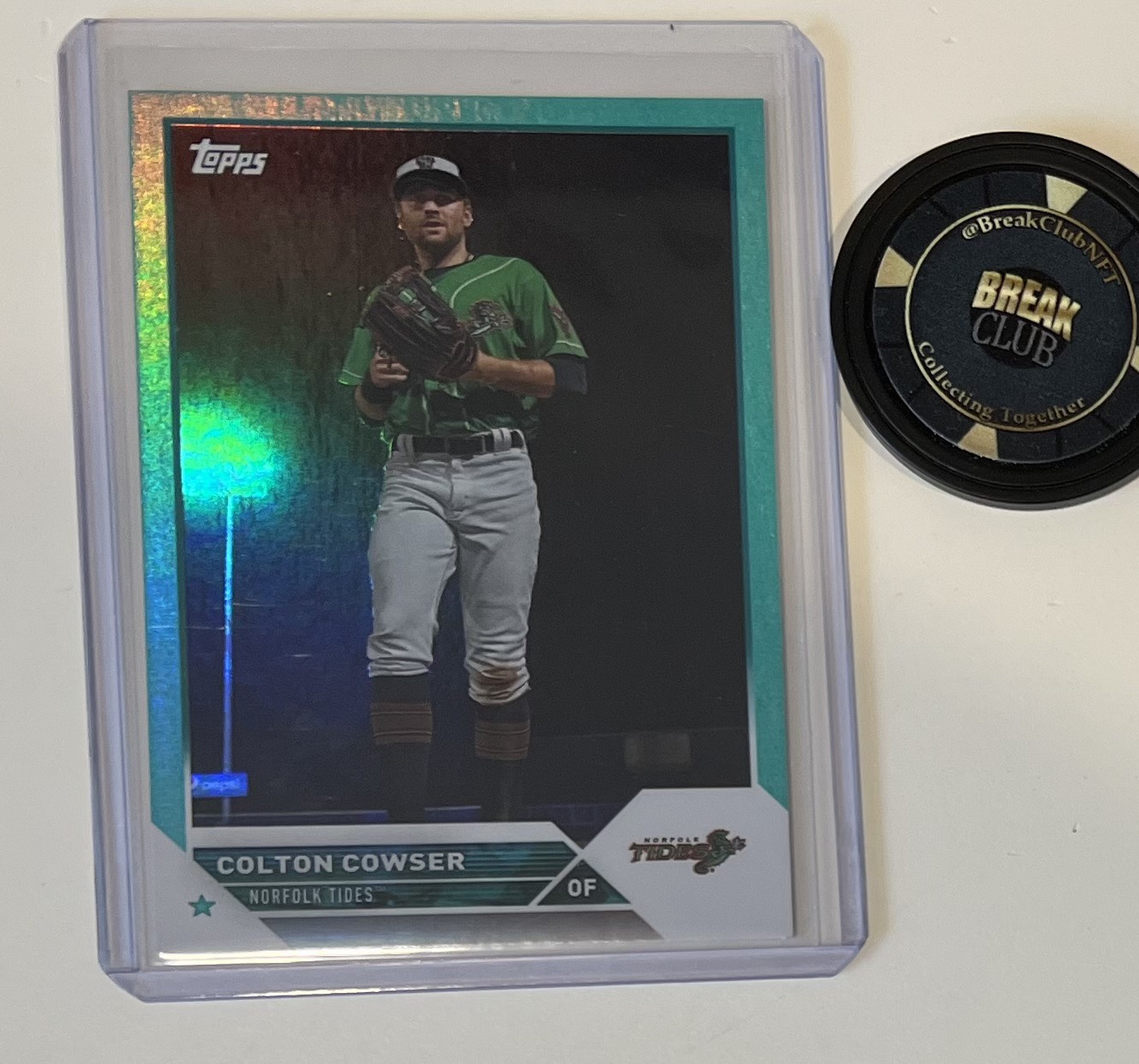 Colton Cowser Pro Debut Aqua /75 Baltimore Orioles