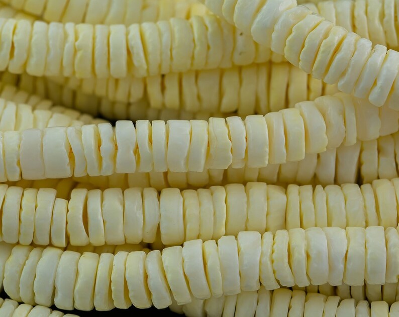 Puka Shell- 6mm- Strand 24 inch Strand