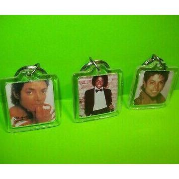 Michael Jackson Set Of 3 Different Photo Key Chains 1980s Off The Wall ...