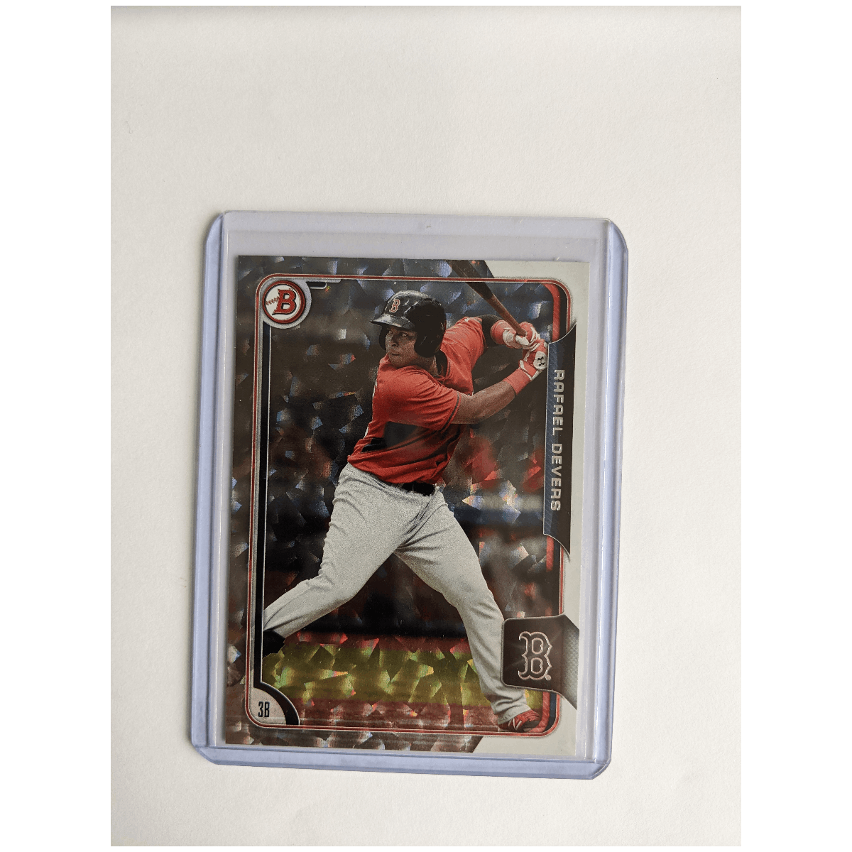 2015 Bowman Prospects Ice Rafael Devers Boston Red Sox