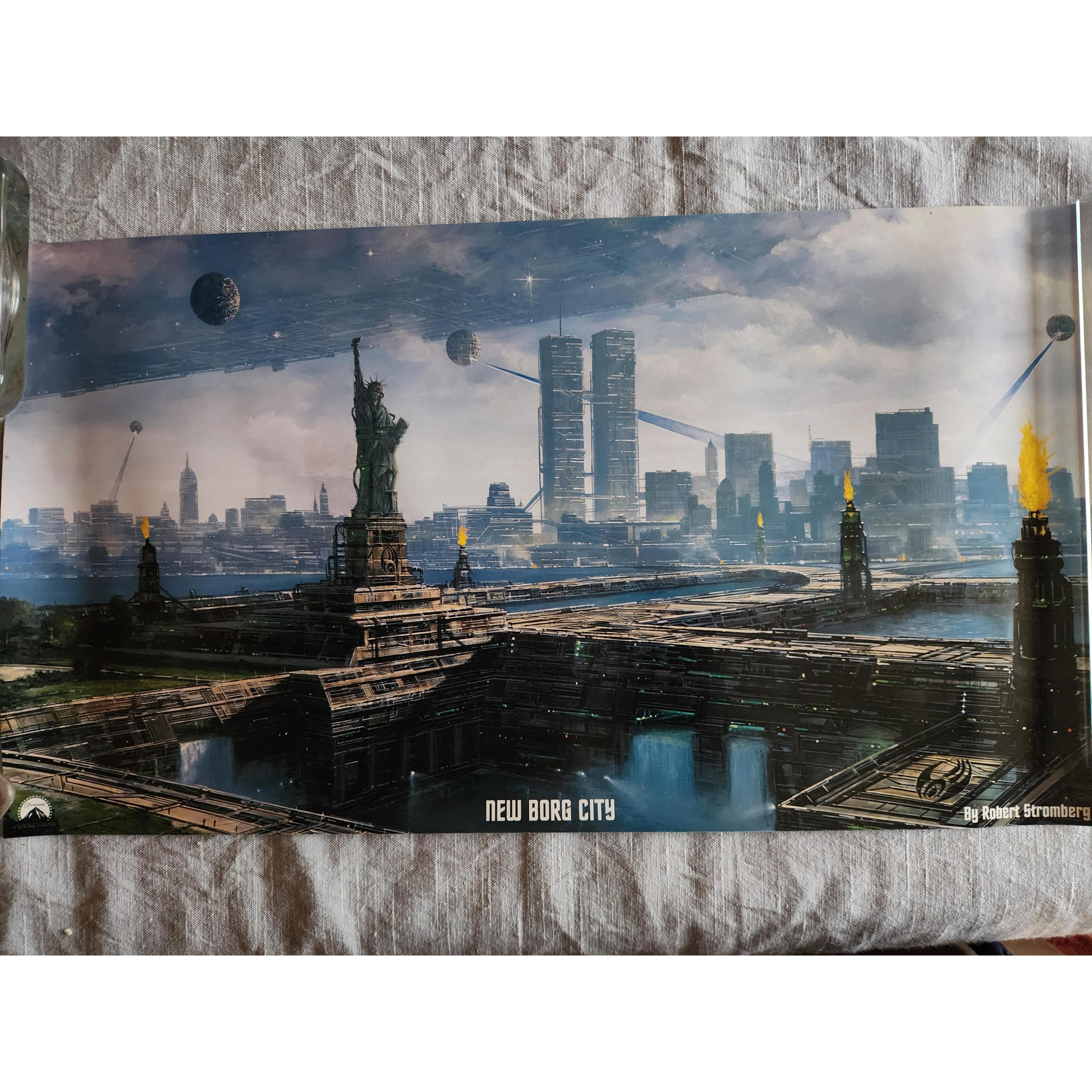 Star Trek Next Generation New Borg City Print Poster