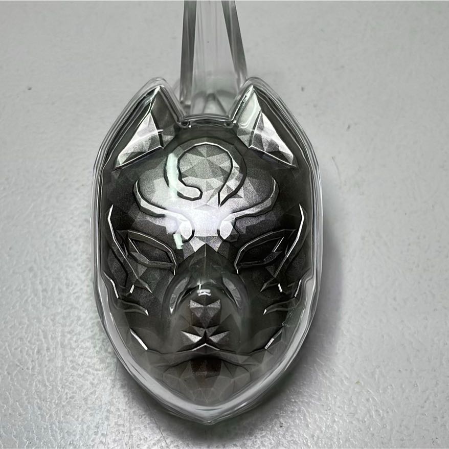 2023 South Korea Kitsune Japanese Traditional Mask 2oz Silver Stacker