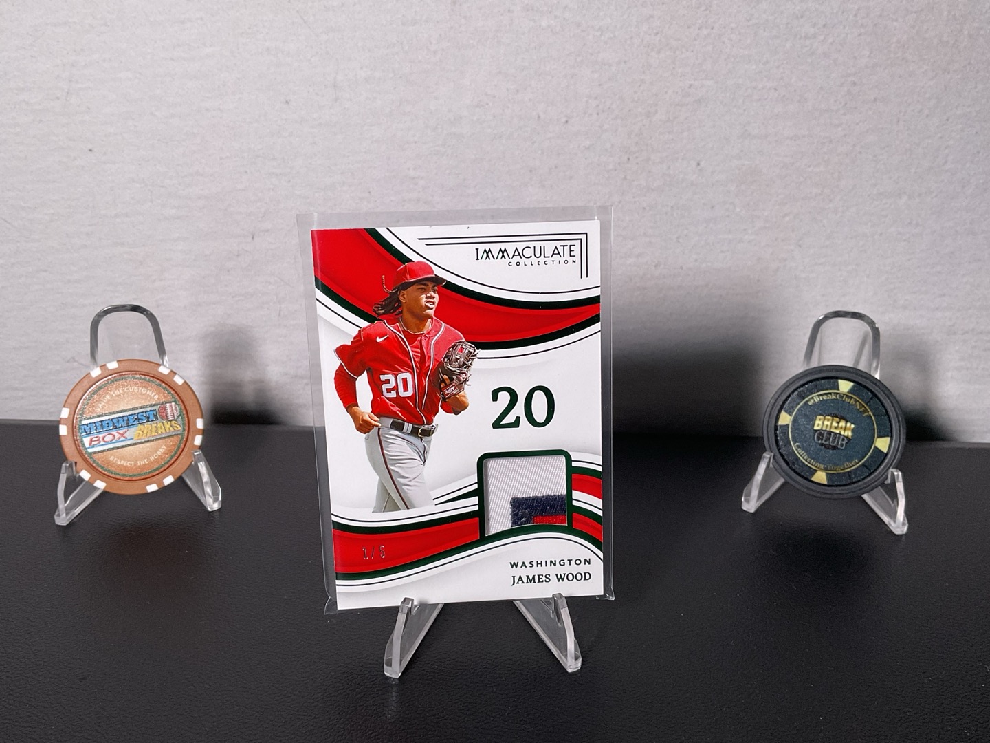 James Wood Tri-color Patch 2023 Panini Immaculate Collection 1/5 ...