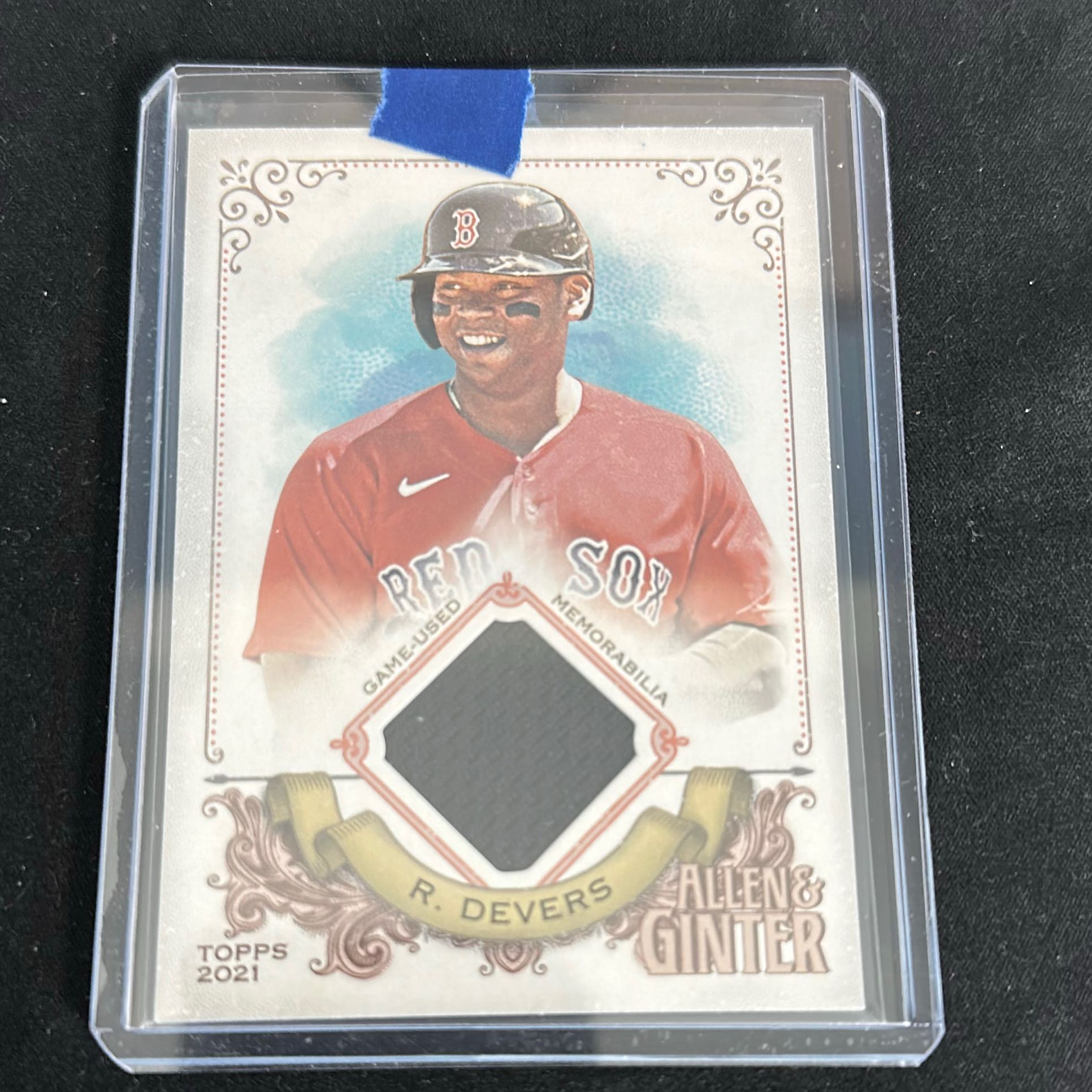 2021 Allen & Ginter Rafael Devers Relic Card