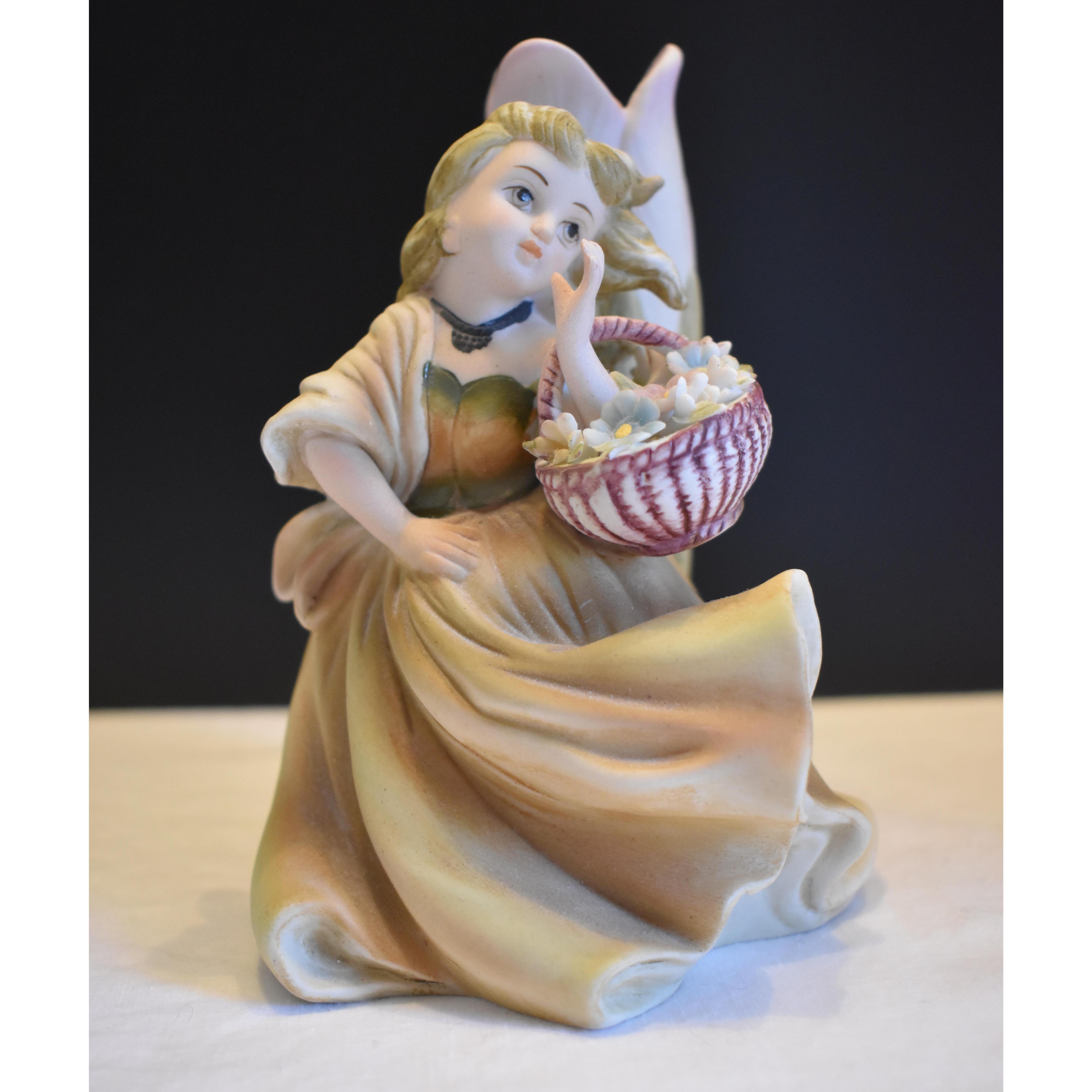 Lefton China Flower Girl Bud Vase