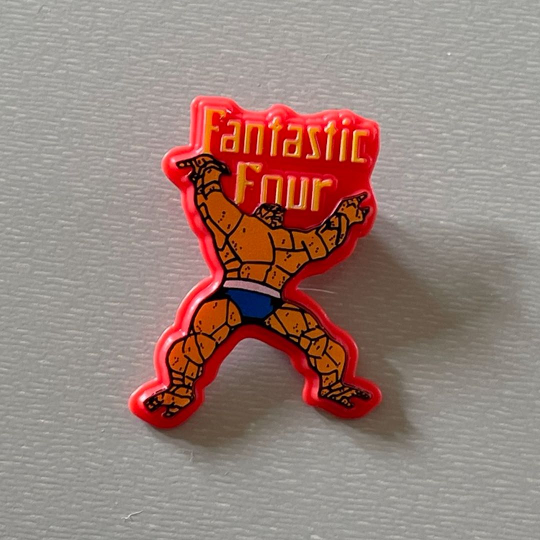 ToyBiz 1995 Exclusive Marvel The Thing Pin From Walmart War Machine ...
