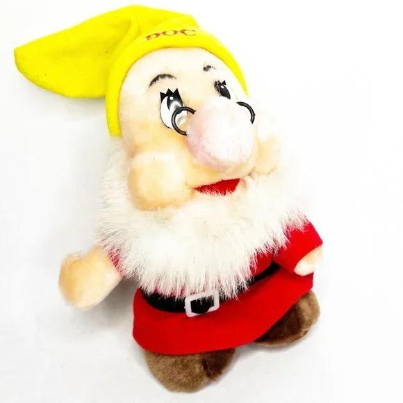 Vintage Disneyland Walt Disney World Doc Snow White Dwarf Stuffed ...