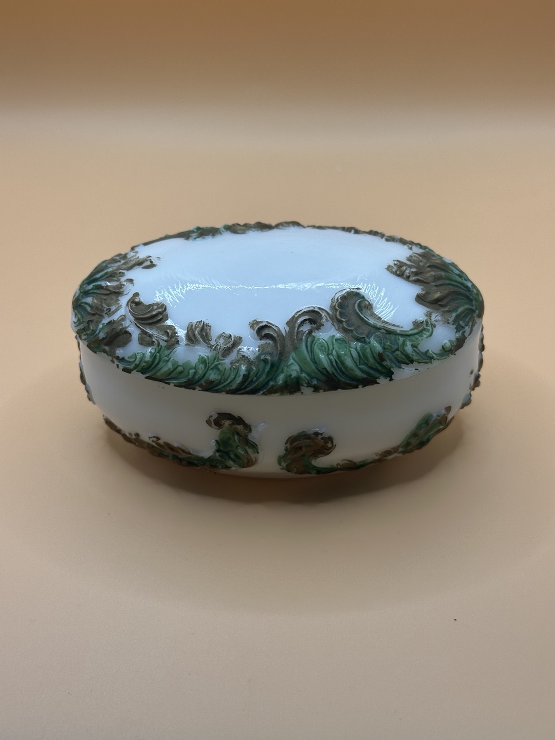 Milk Glass Trinket Dish