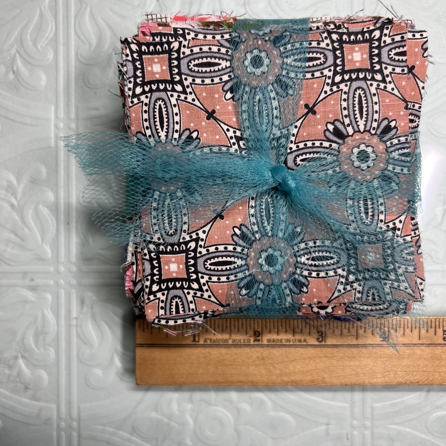 Vintage Fabric Squares Bundle