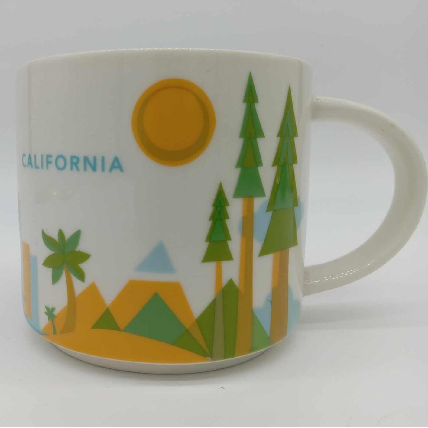 NIB Starbucks California mug, You Are Here, 2017, coffee, tea