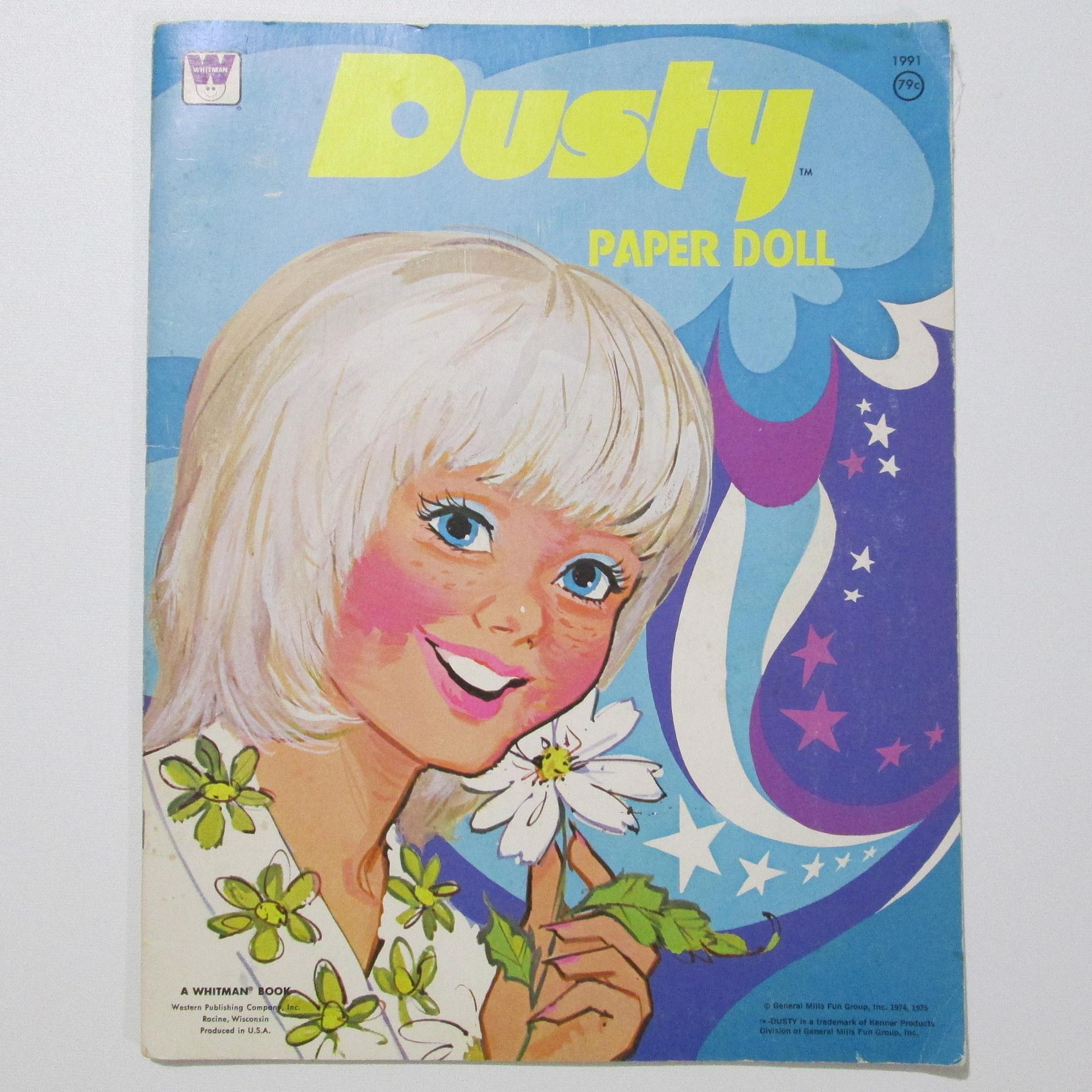 Dusty Paper Doll Book Kenner Fashion Doll Outfits Uncut Complete 1975