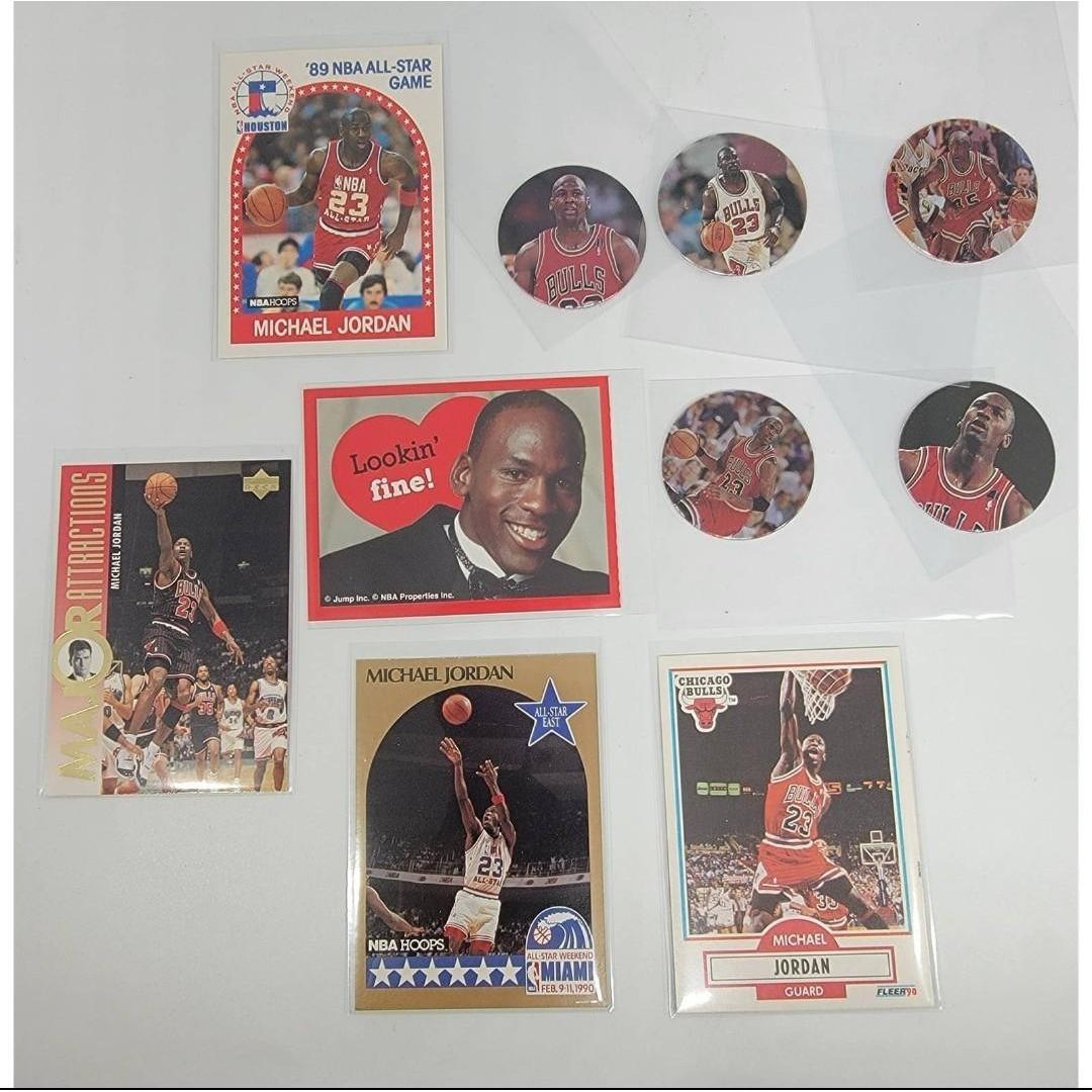 Michael Jordan Basketball Cards & Pogs Lot - HOF-Rookie & ALL Stars