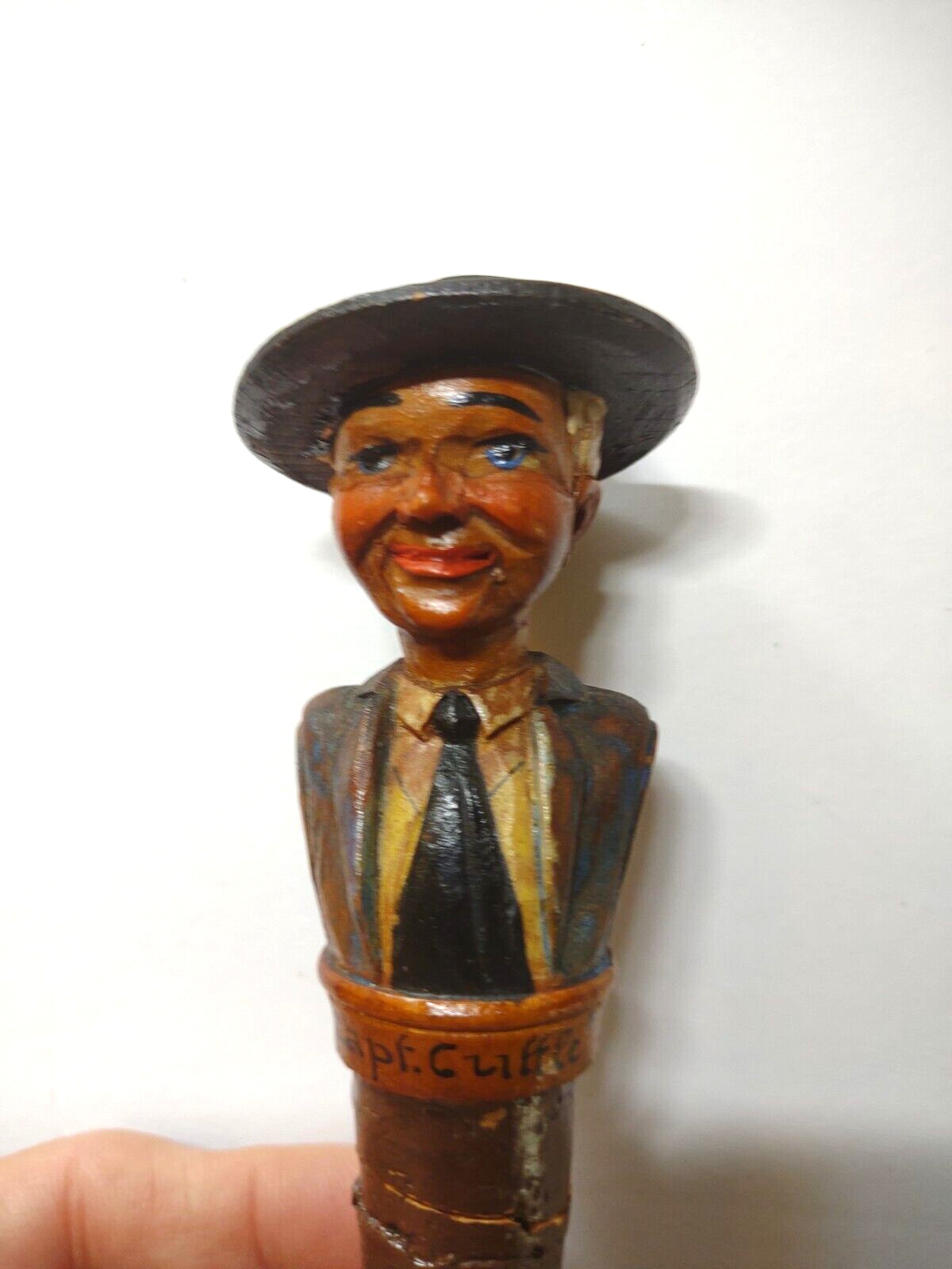 ANRI Capt Cuttle Charles Dickens Bottle Stopper Barware Italy Cork ...