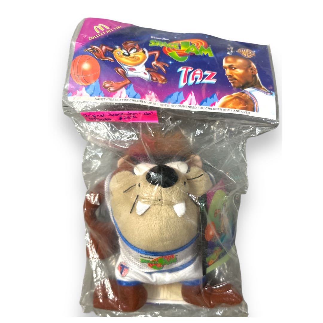 Vintage Taz Space Jam Plush