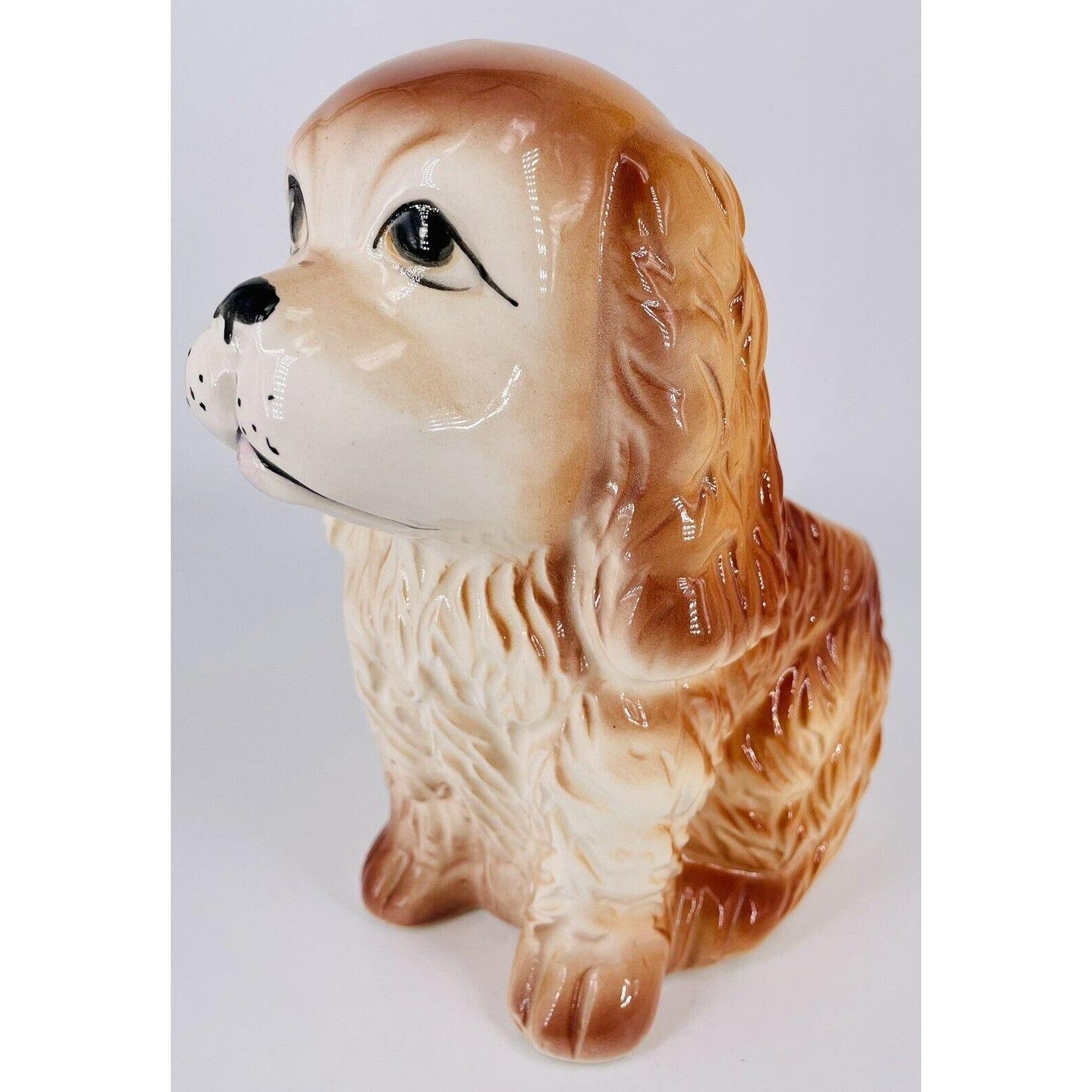 Vintage Rubens Original Dog Planter Cocker Spaniel Golden Retriever Puppy