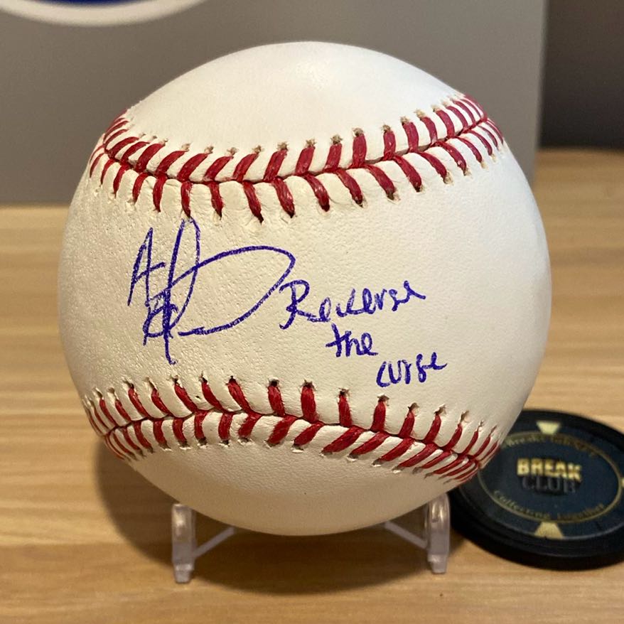 Official Albert Almora Autographed Baseball w/"Reverse the Curse" PSA ...