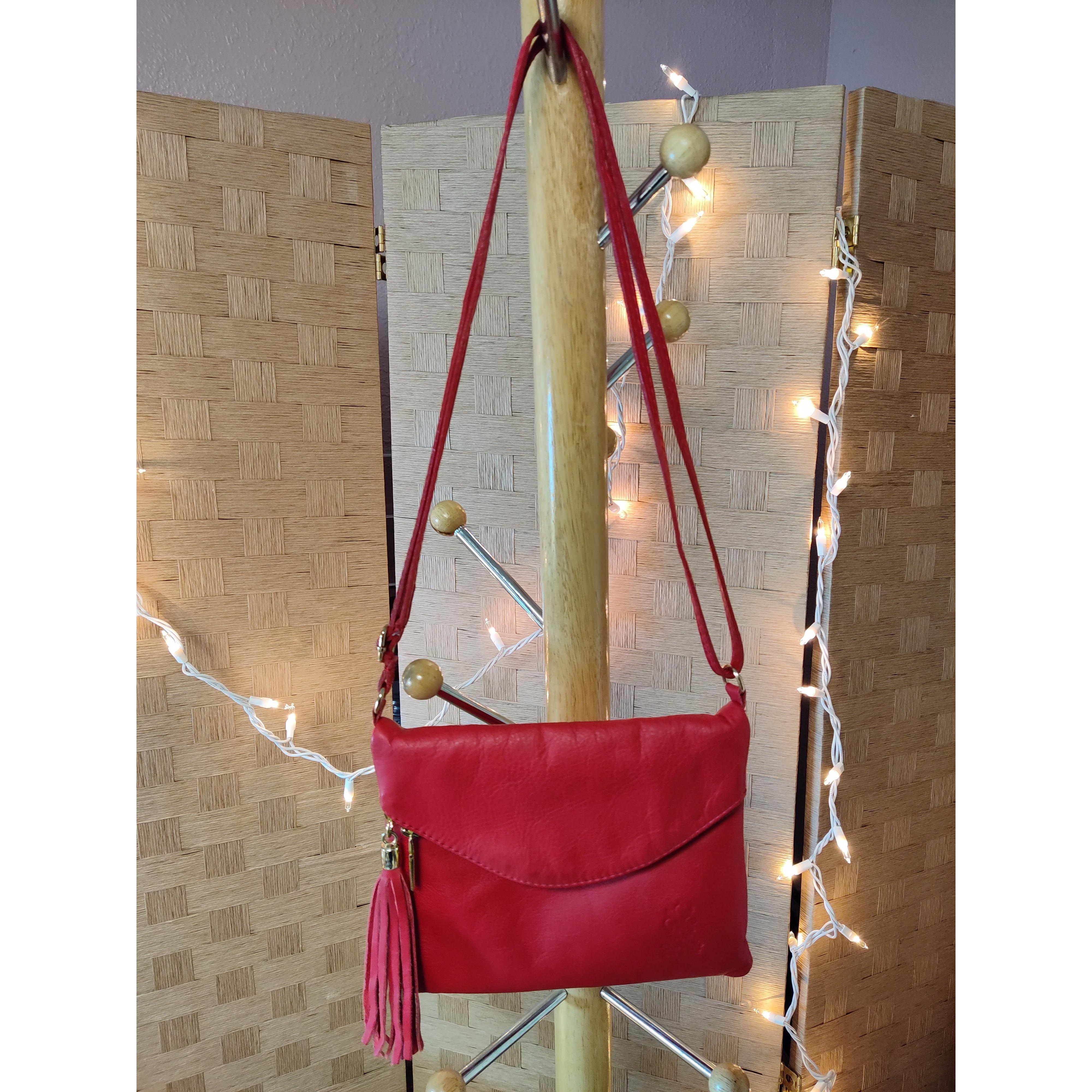 Genuine Italian Soft Leather Vera Pelle Crossbody Bag