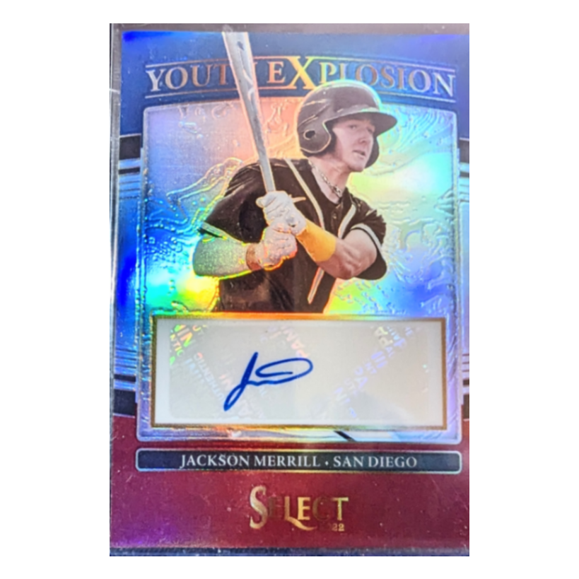 Jackson Merrill 2022 Select Auto Prizm /99 San Diego Padres